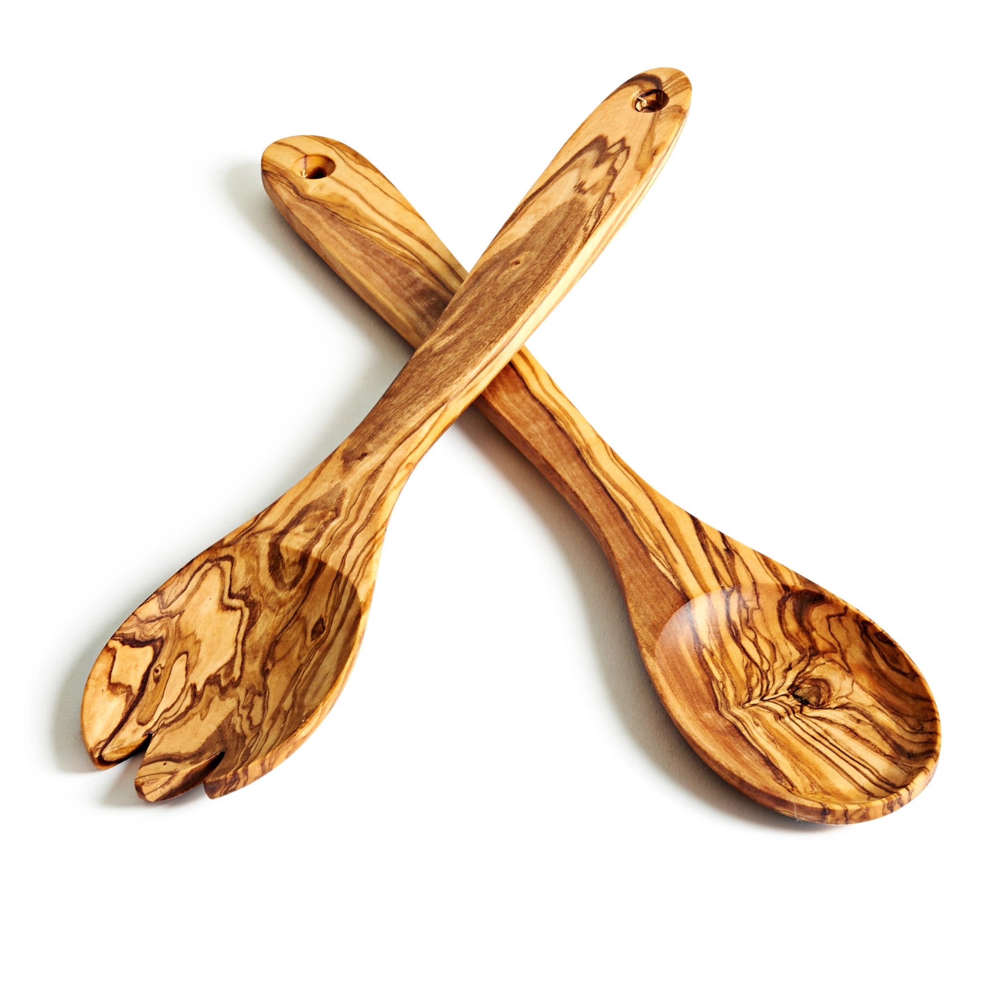 Olivewood Spoon Set (Spoon & Spork) – Olive Pit