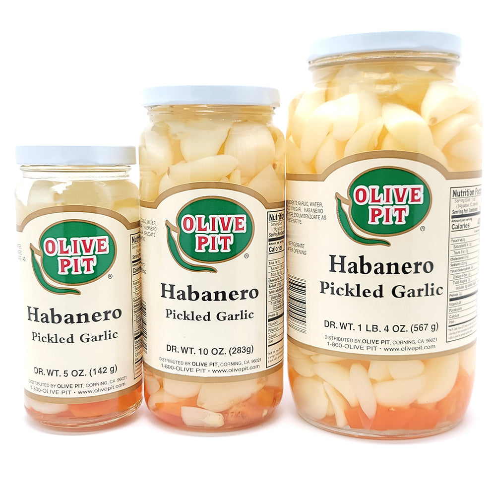 Olive Pit Garlic Pickled- Habanero