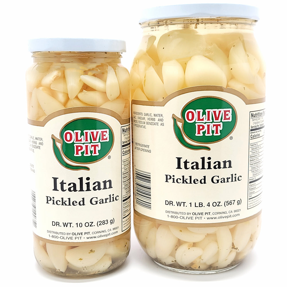 Olive Pit Garlic Pickled- Italian