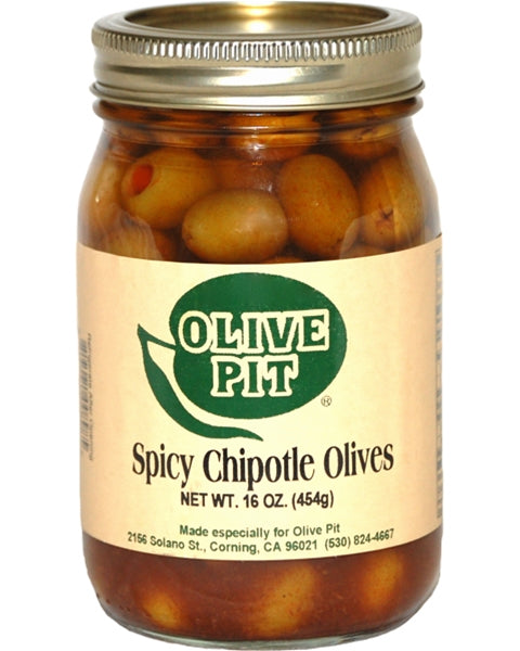 Olive Pit Pimiento Stuffed - Spicy Chipotle Olives