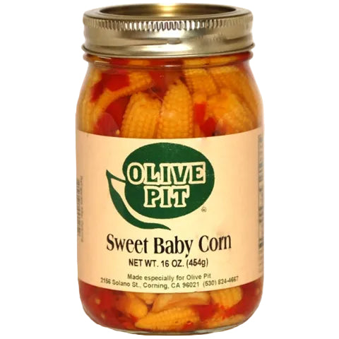 Olive Pit Sweet Baby Corn