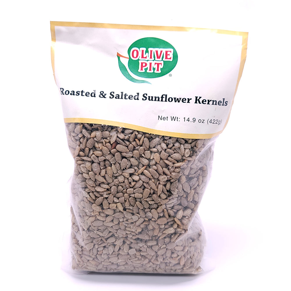 Roasted & Salted Sunflower Kernels – Olive Pit